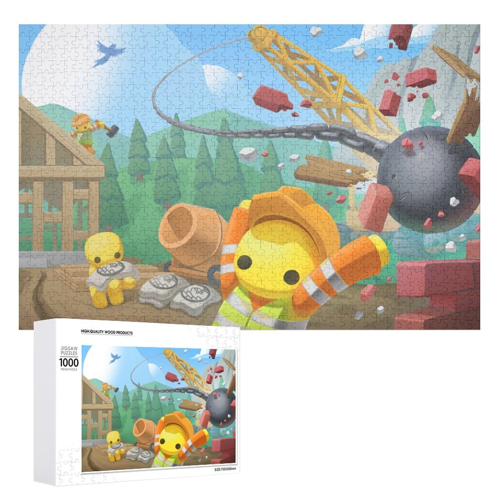 1000 PCS Jigsaw Puzzle - Wobbly Life Puzzle Enthusiasts - Walmart.com