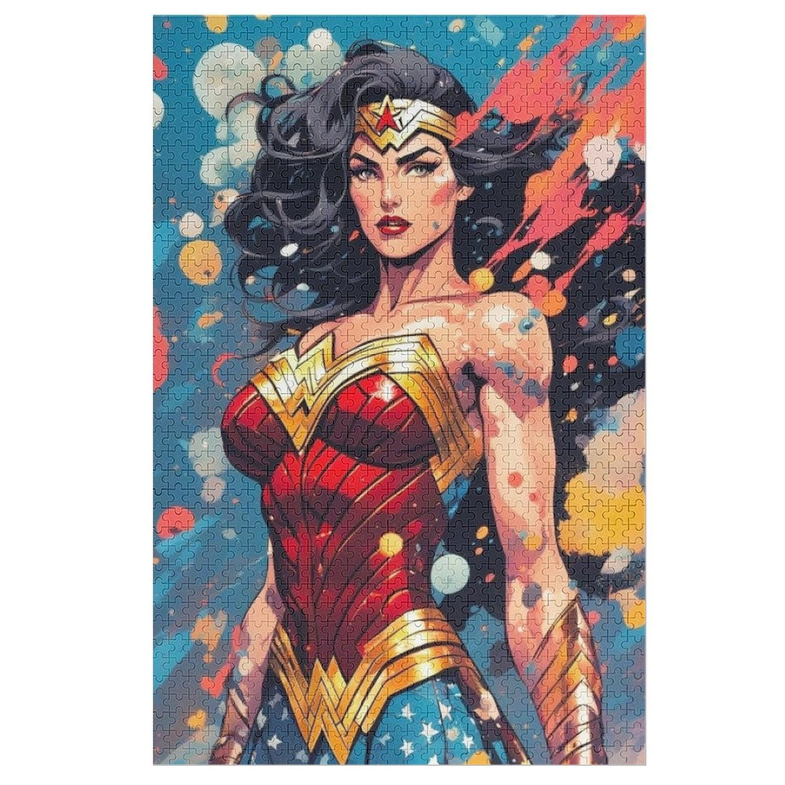 1000 PCS Jigsaw Puzzle Wonder Movie Woman Wooden Puzzle Challenging ...