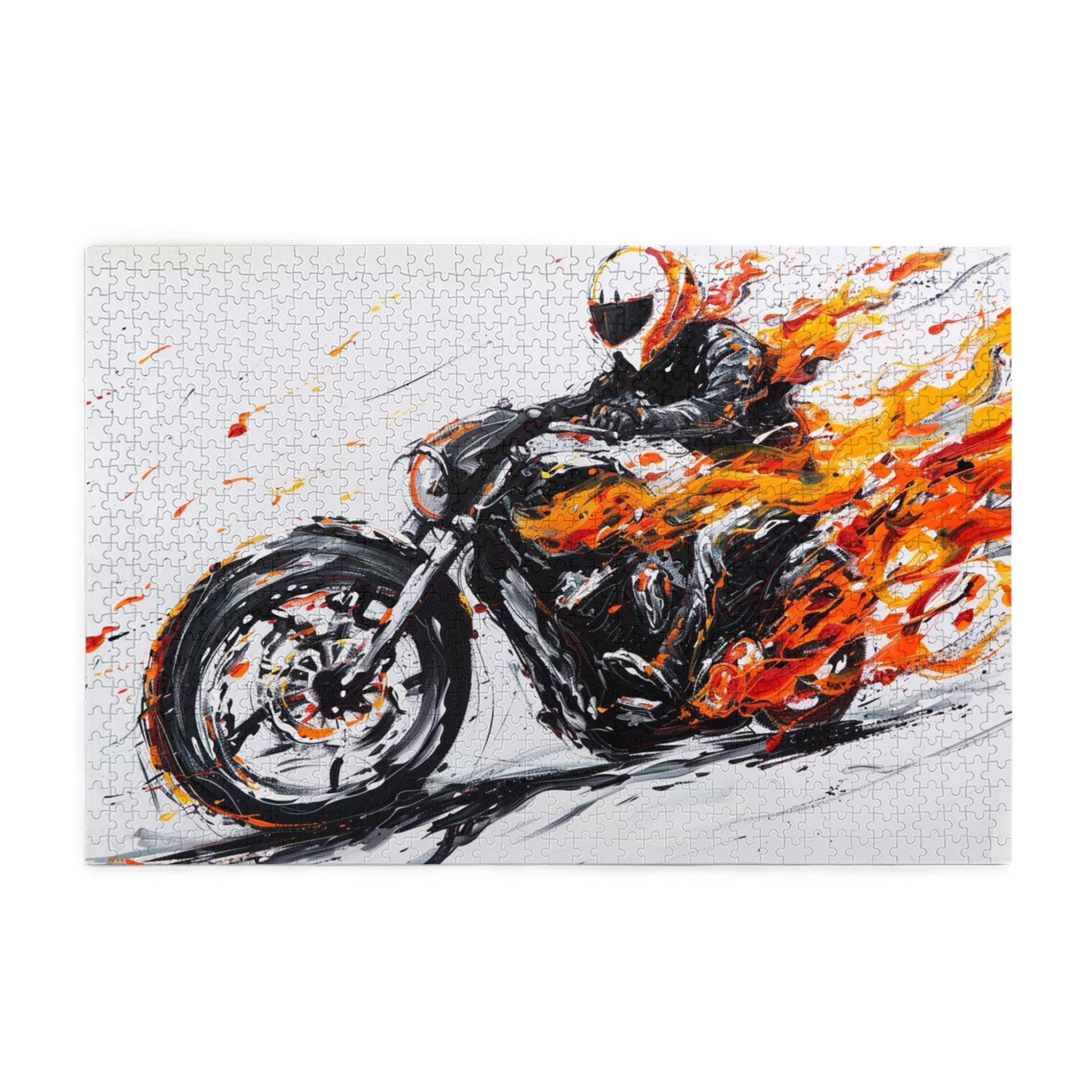 1000 PCS Motorcycle Driver Jigsaw Wooden Puzzles 1000 Pieces ...