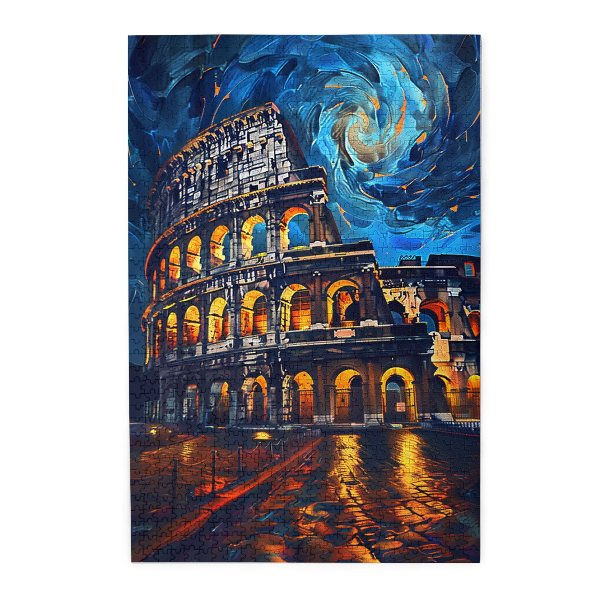 1000 PCS Night Of The Colosseum 1000 Piece Fantasy Jigsaw Puzzles For ...