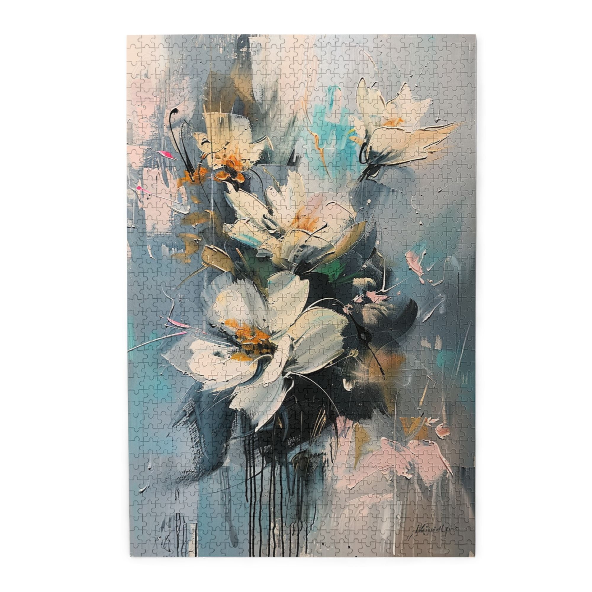 1000 PCS Oil Painting Of Flowers - 1000 Piece Art Jigsaw Puzzles,Unique ...
