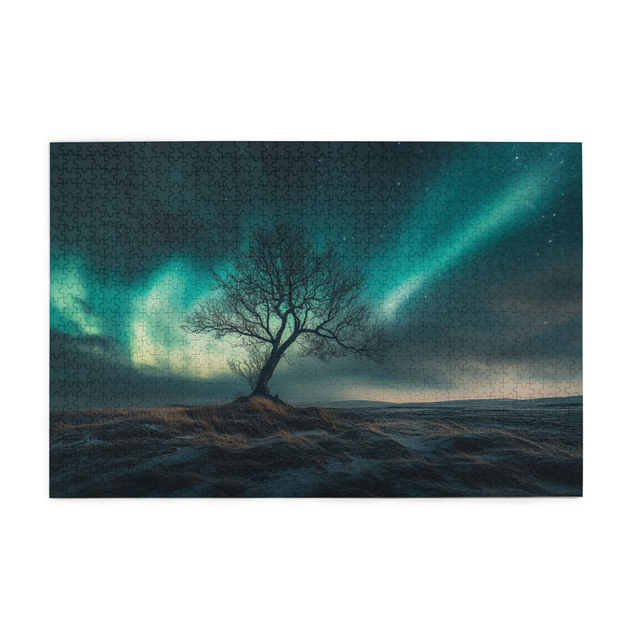 1000 PCS 1000 Piece Wooden Jigsaw Puzzles Polar Aurora,Family Leisure ...