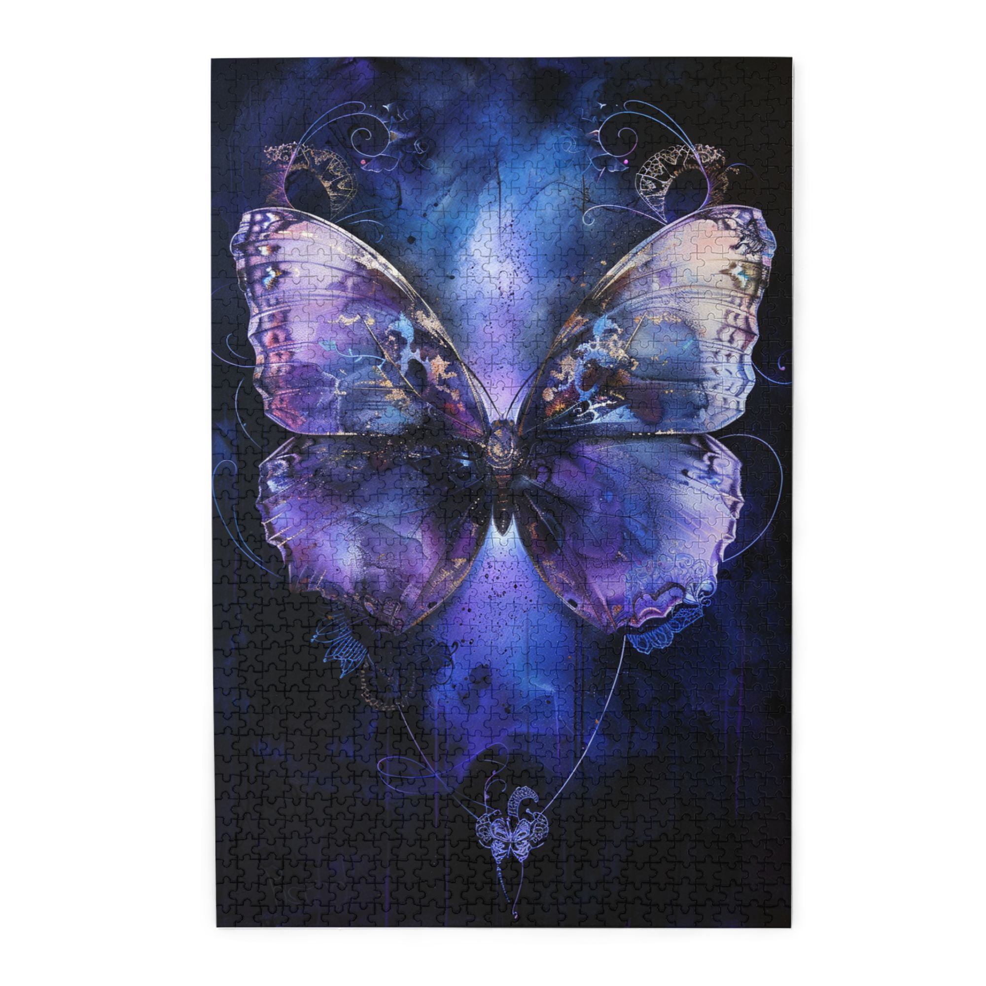 1000 PCS Purple Dream Butterfly Puzzles For Adults 1000 Pieces,Creative ...