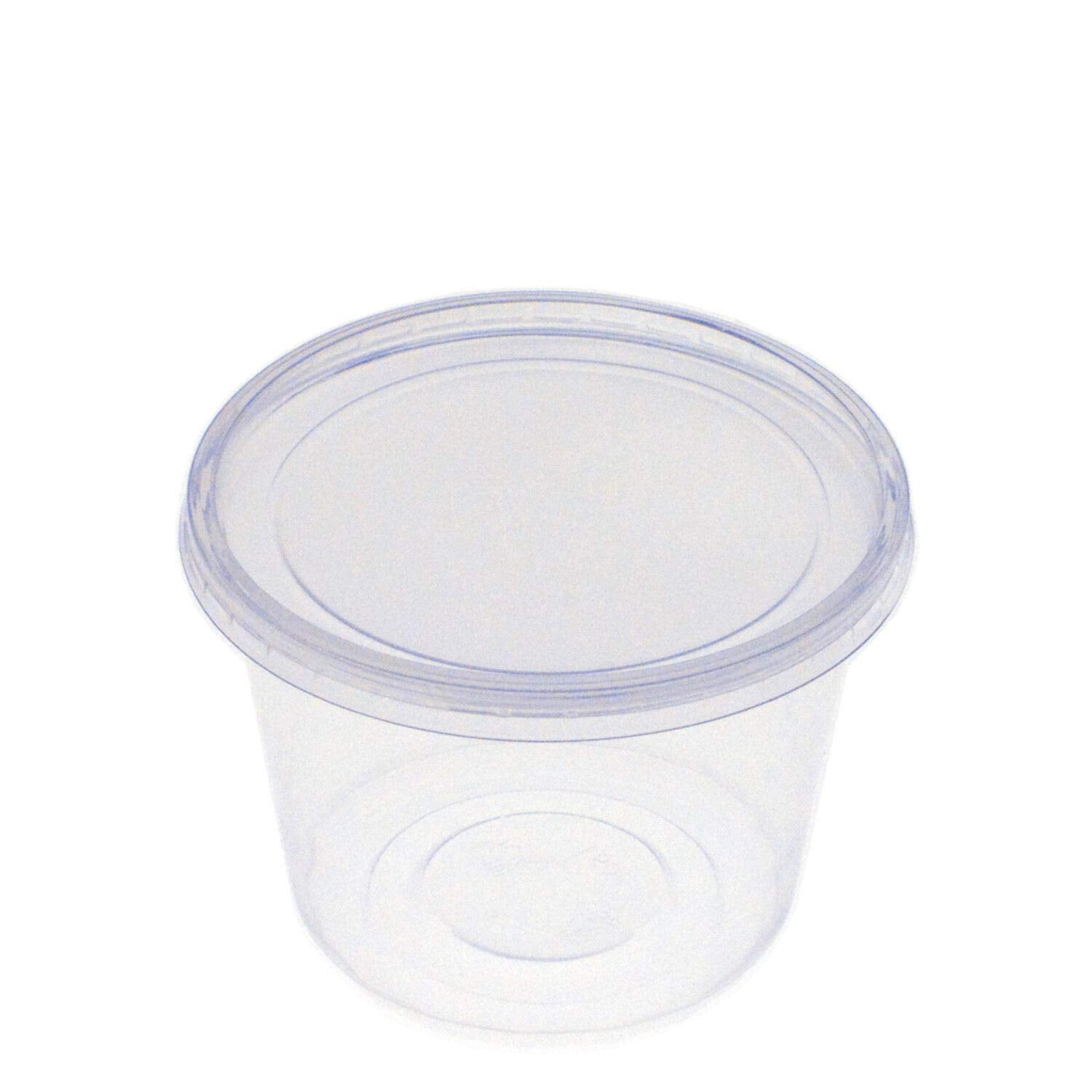 (1000 PCS/SET-16 Ounce) Ultra Clear Plastic Food Container with Lids ...