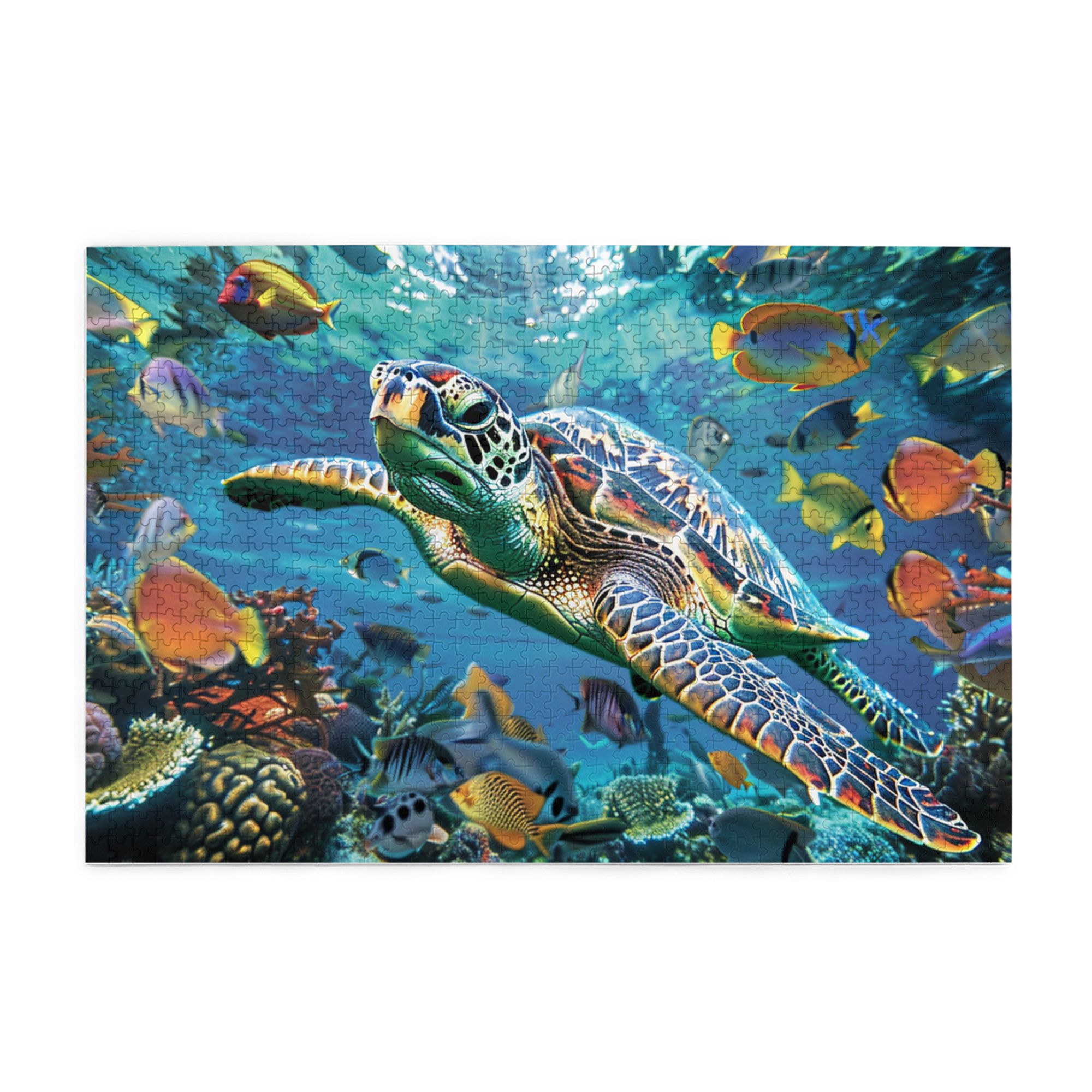 1000 PCS Sea Turtle'S Ocean Tour Jigsaw Wooden Puzzles 1000 Pieces ...