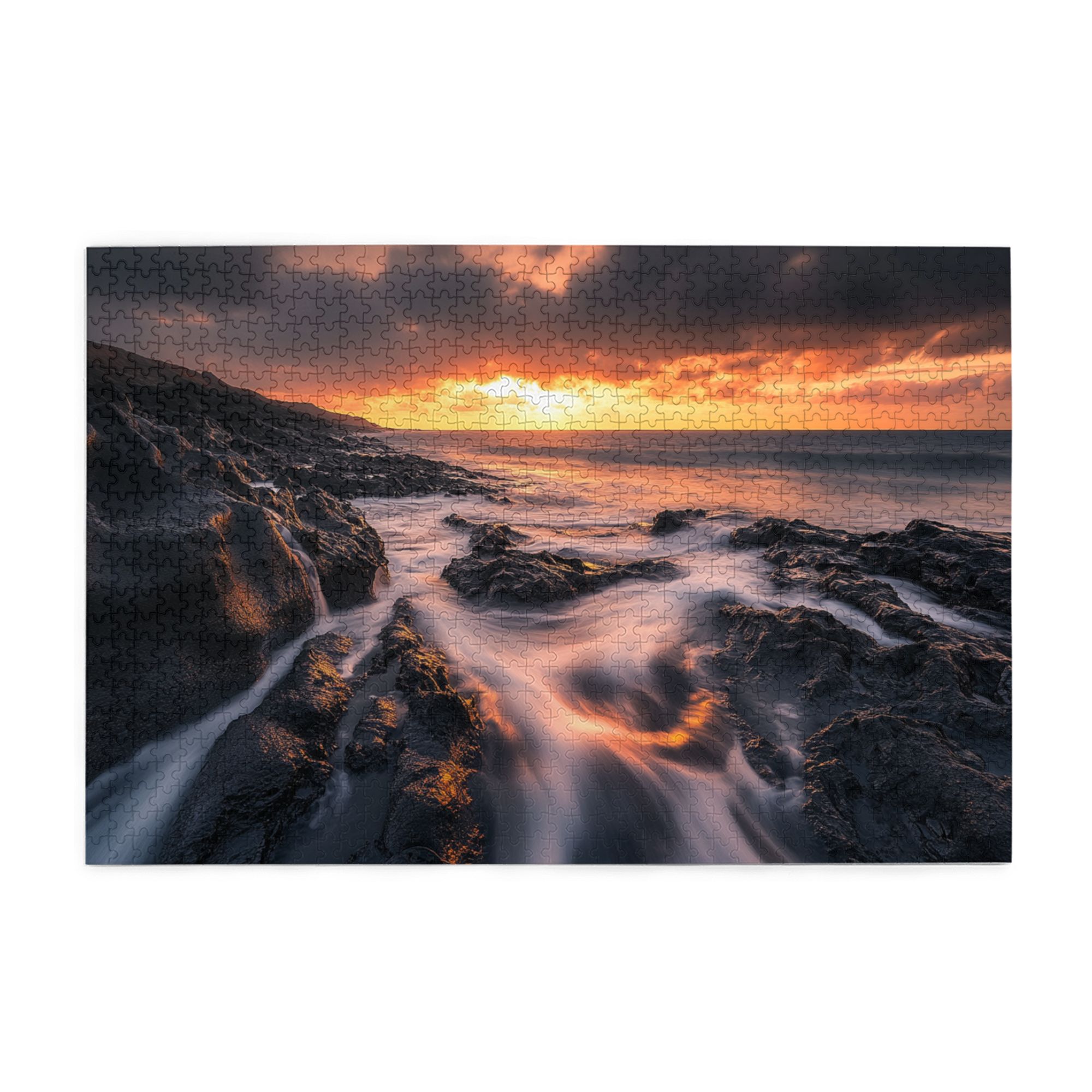 1000 PCS Seaside Reef Scenery Landscape Photography Jigsaw Puzzles 1000 ...