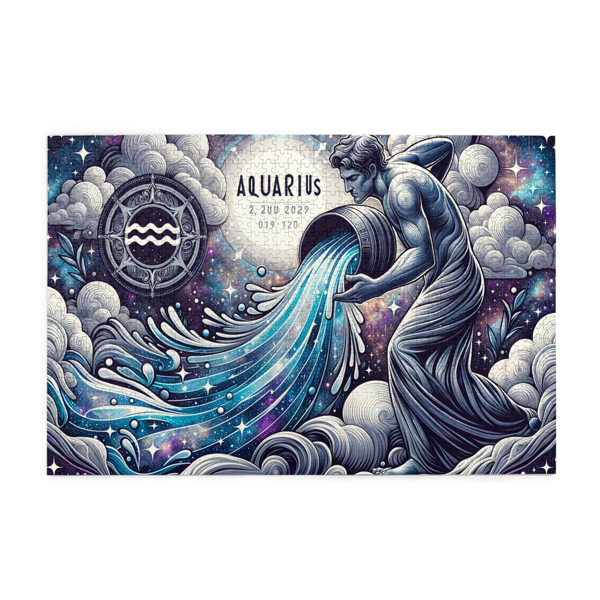 1000 PCS Starry Aquarius 1000 Piece Puzzle For Adults,Wonderful ...