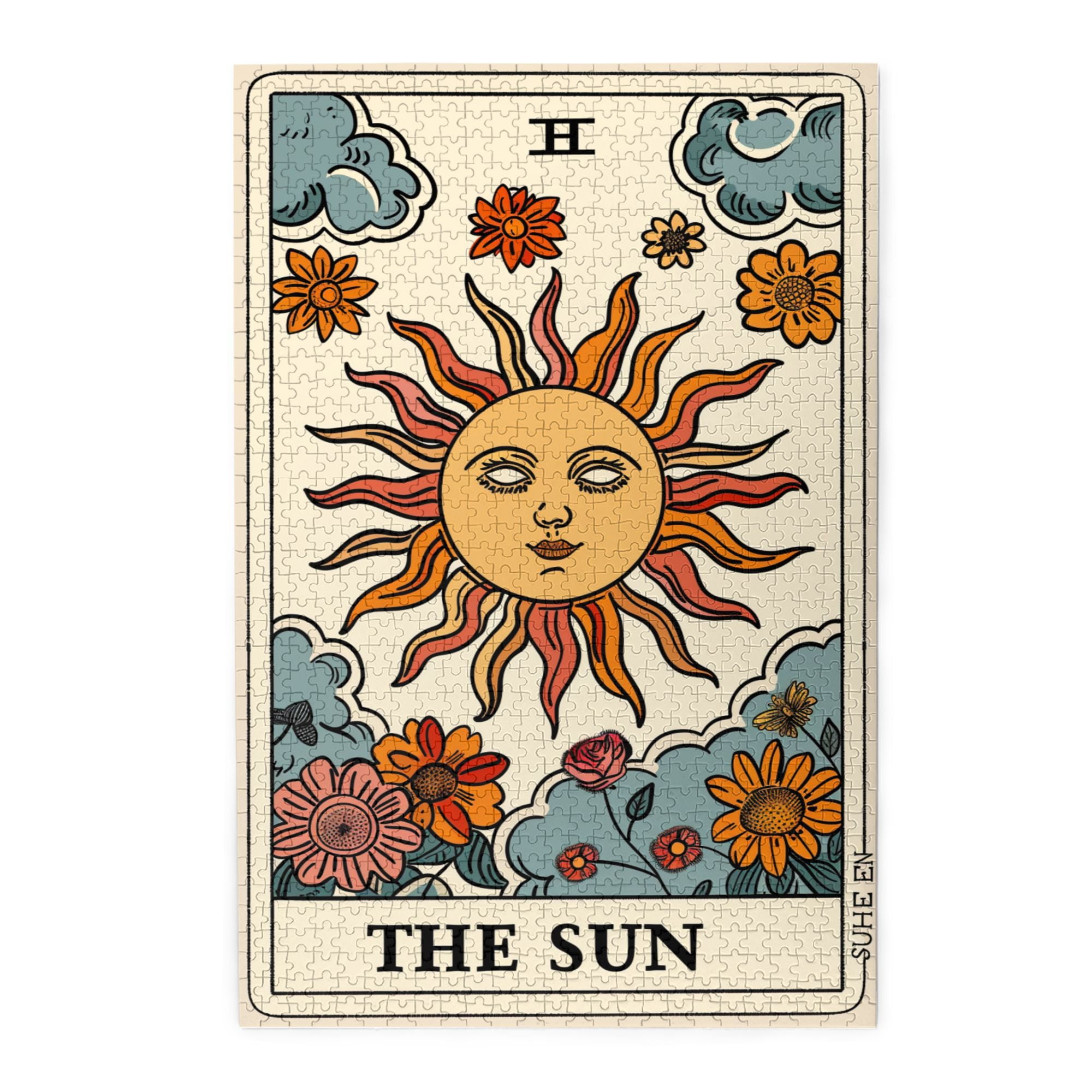1000 PCS The Sun Wooden Jigsaw Puzzles 1000 Pieces,Creative Activity ...