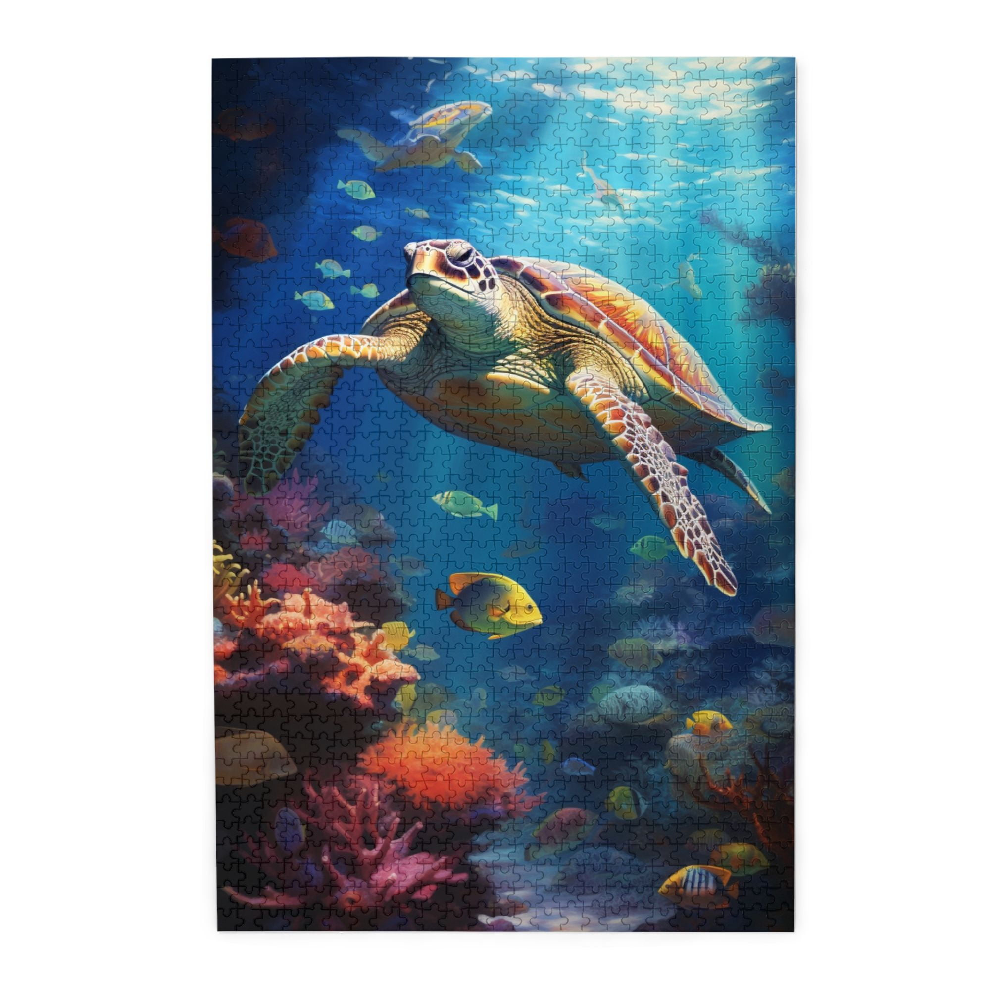 1000 PCS Travel Of Turtles Puzzles For Adults 1000 Pieces,Every Piece ...