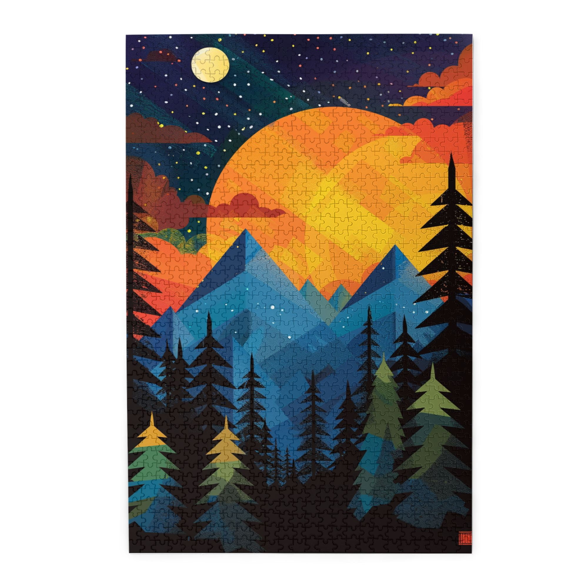 1000 PCS Valley Starry Night Puzzles For Adults 1000 Pieces,Stunningly ...