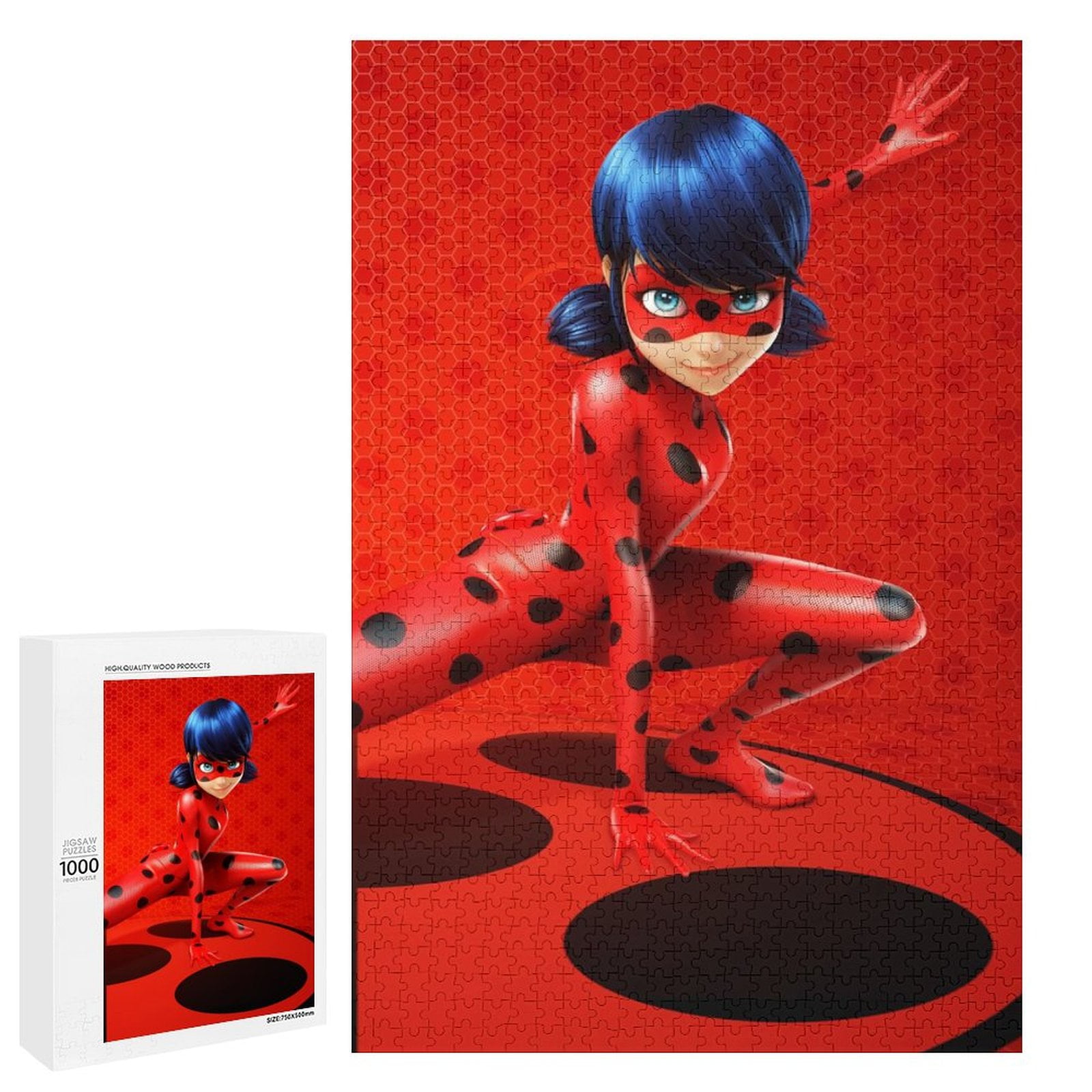 1000 PCS Wooden Jigsaw Puzzles for Kids And Adults, 3D Visual ...