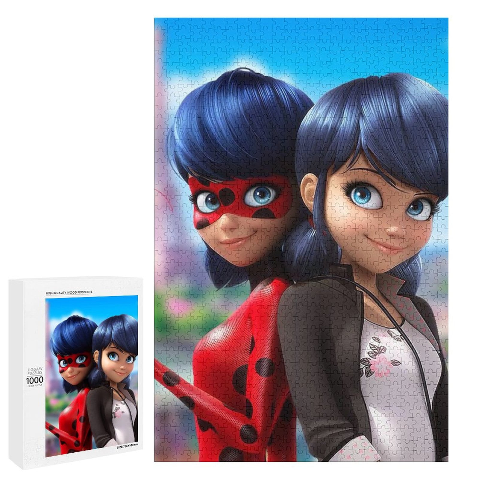 1000 PCS Wooden Jigsaw Puzzles for Kids And Adults, 3D Visual ...