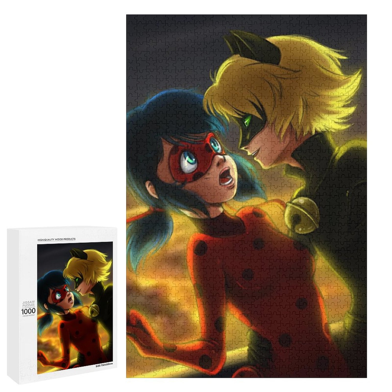 1000 PCS Wooden Jigsaw Puzzles for Kids And Adults, 3D Visual ...