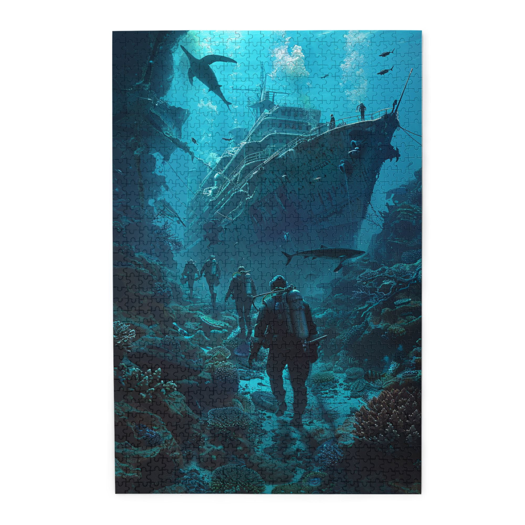 1000 PCS jigsaw puzzles 1000 pieces Explore sunken ships,Enjoy the ...
