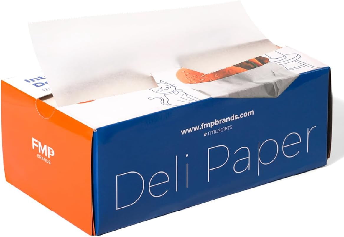 [1000 Pack] 10 x 10.75" Wax Paper Sheets for Food, Interfolded Precut ...
