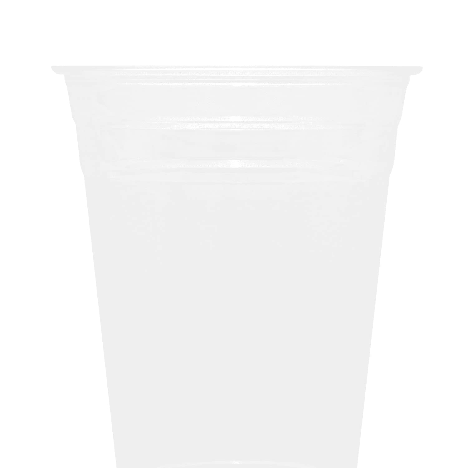 1000 Pack 20oz PET Plastic Cups Clear Disposable Cold Drink Cups for ...