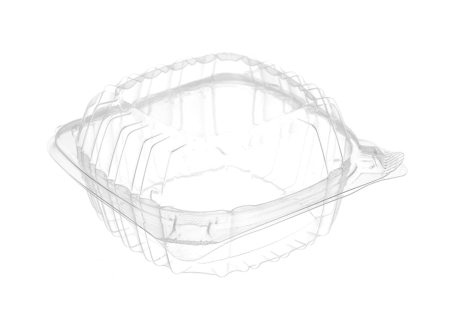 [1000 Pack] 6x6 Clear Plastic Clam Shell Take Out Food Container - Take ...