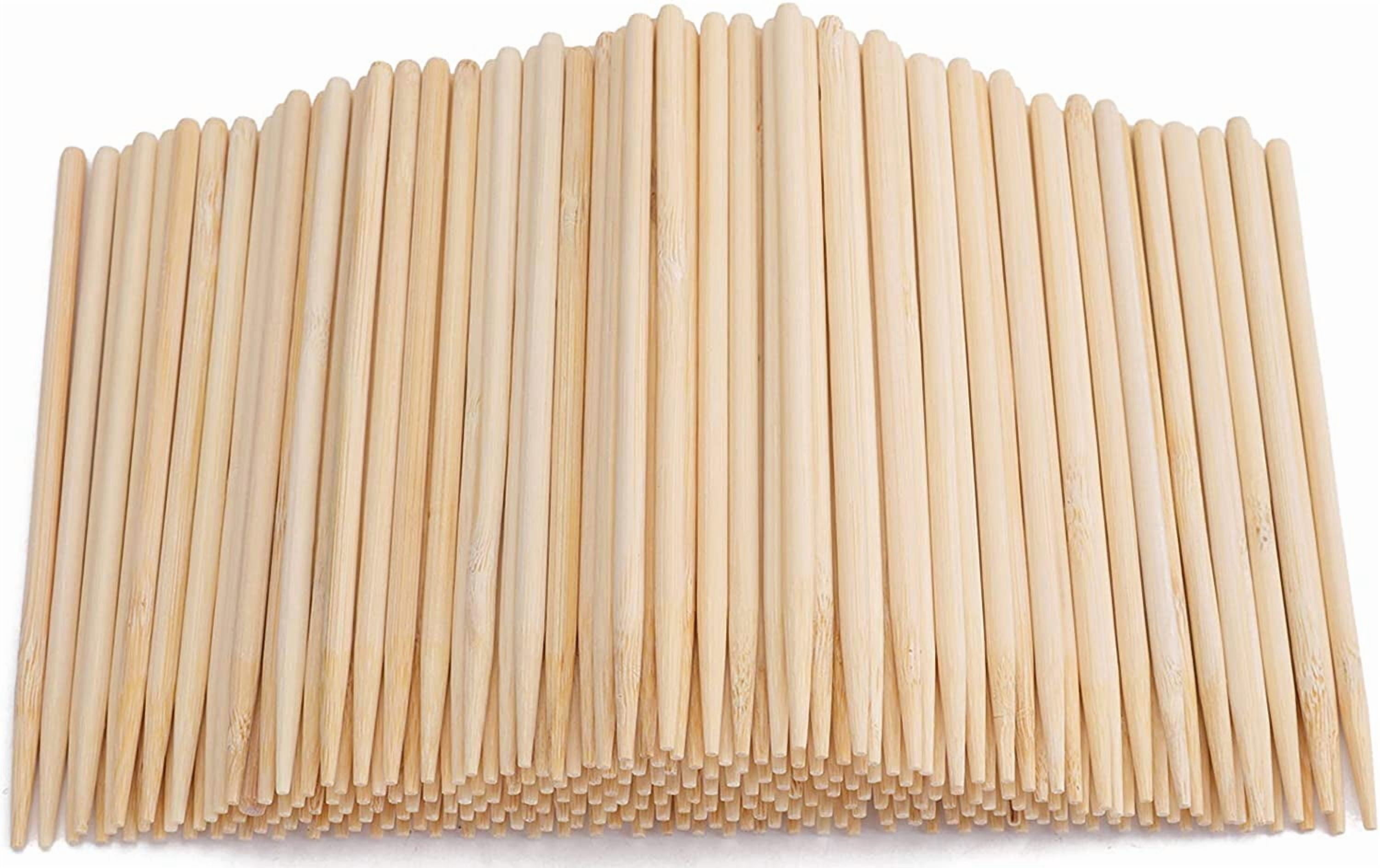 1000 Pack Candy Apple Sticks - 5.5 Inch 5mm Sturdy Bamboo Sticks for ...