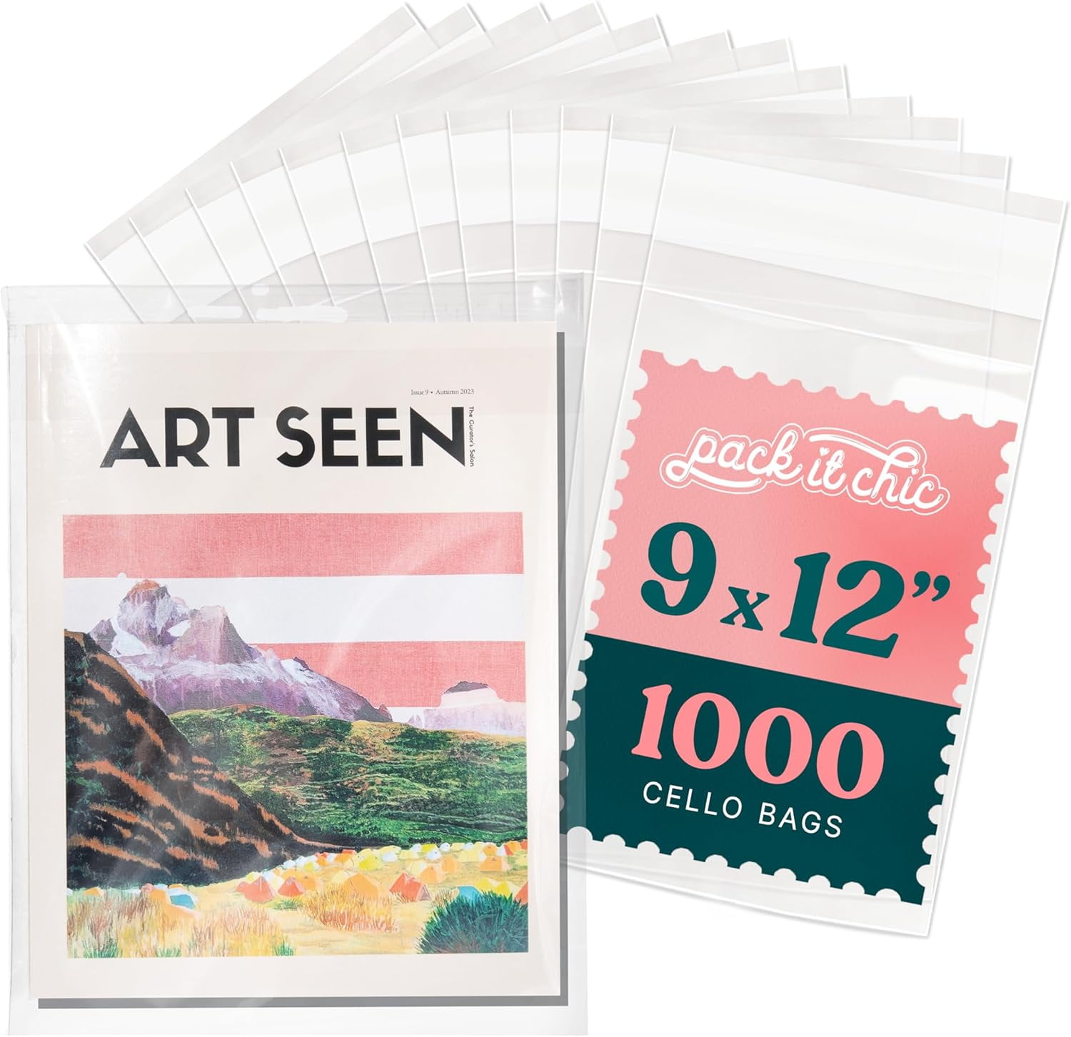 (1000 Pack) Clear Resealable Polypropylene Bags - Fits Prints, Photos ...