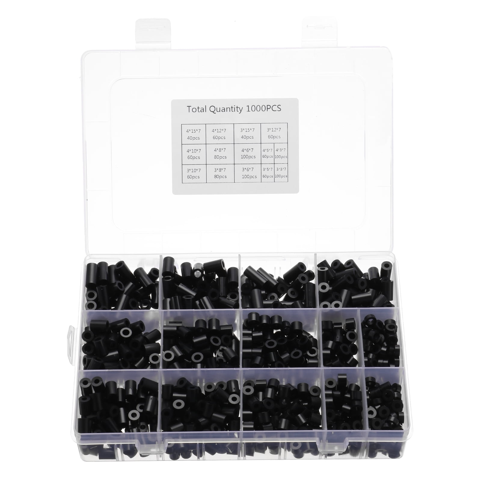 1000 Pack Electrical Outlet Screw Spacers, ABS Round Spacer for M3 M4 Screw Switch Receptacle ...