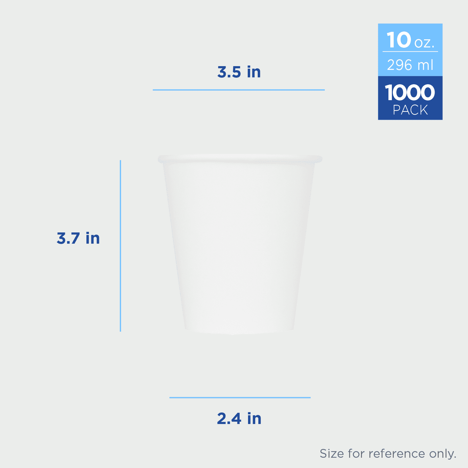 Karat 10oz Disposable Paper Hot Cups with Lids - White, To Go, Bulk ...