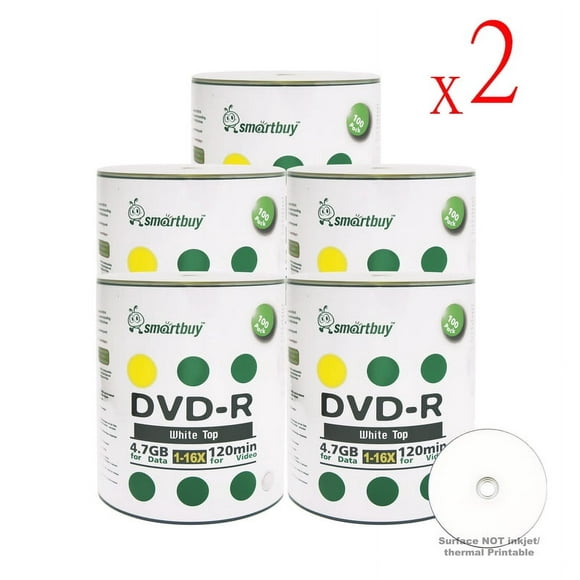 Blank DVD-R Discs in Blank Media - Walmart.com