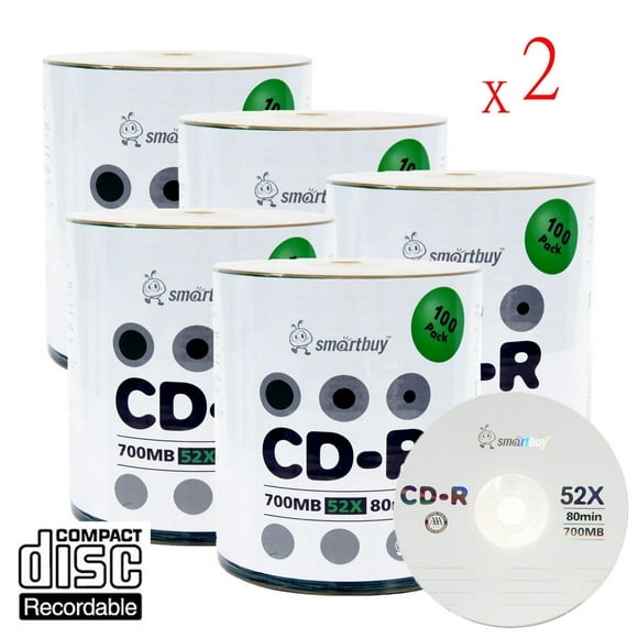 Blank CD-R Discs in Blank Media - Walmart.com