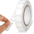 1000 Pack White Round Waterproof Dot Stickers 0.5 Inch Circle Labels ...