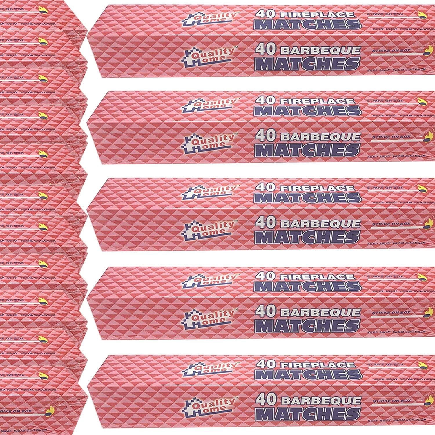 1000 Pack Wholesale Lot 11" Long Wooden Fireplace Matches - Walmart.com