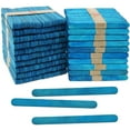 CraftySticks- 1000 Pack Blue Popsicle Sticks for Crafts, 4.5 Inch ...