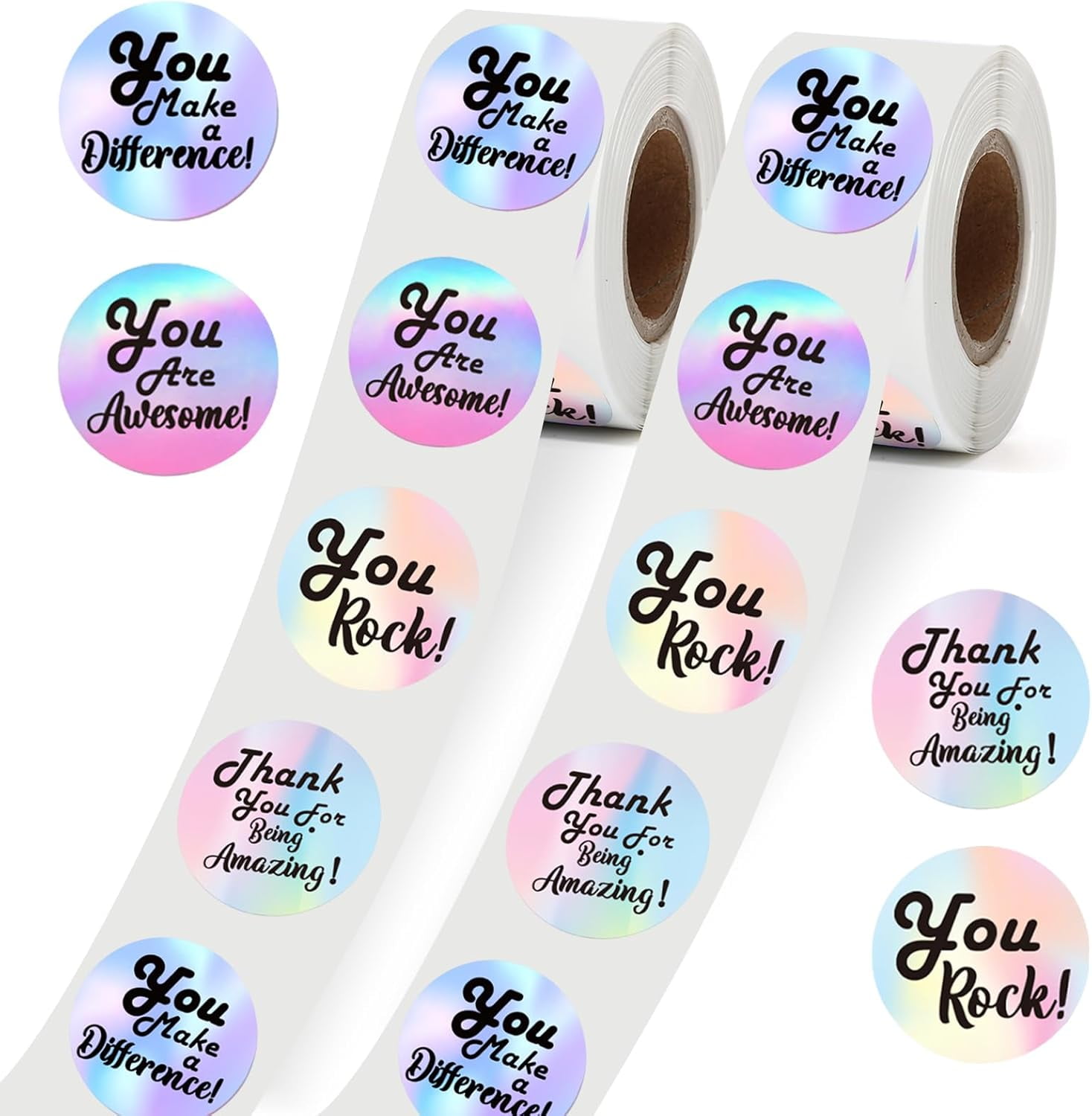 1000 Pcs 1 Inch Motivational Stickers, Good Job Sticker in 4 Designs ...