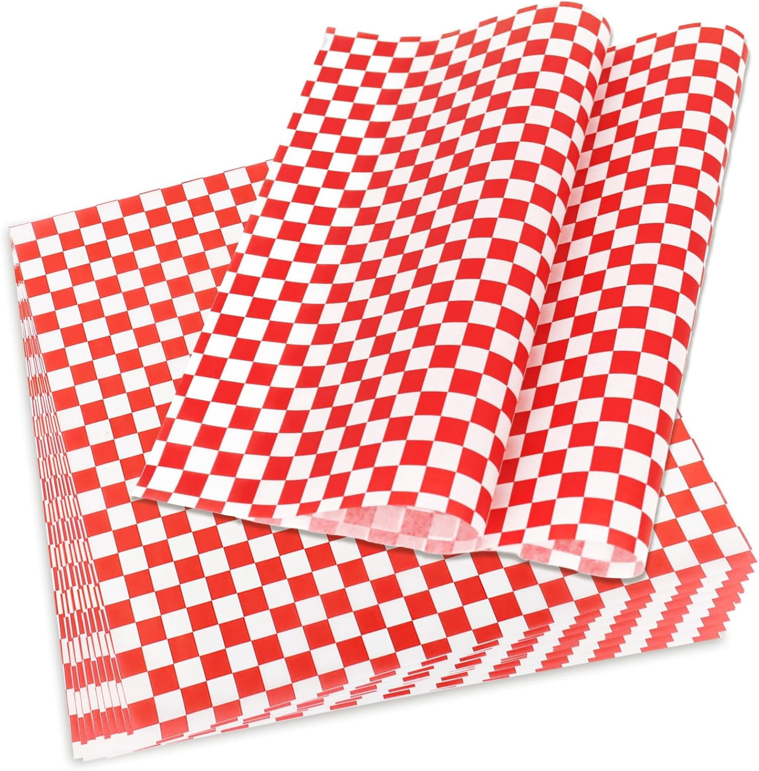 1000 Pcs 12x12 in Deli Paper Sheets, Grease Resistant Wax Paper Sheets ...