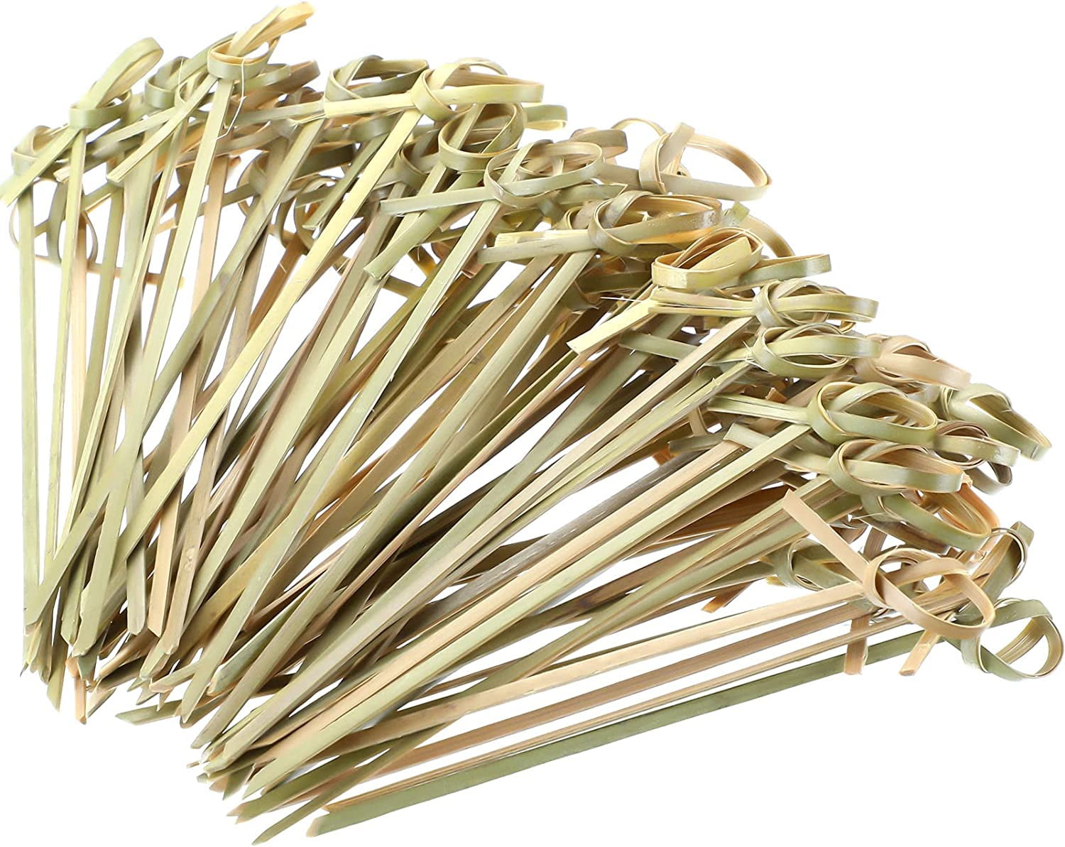 1000 Pcs Bamboo Cocktail Picks 4.13 Inch Sticks Skewers Fruit ...