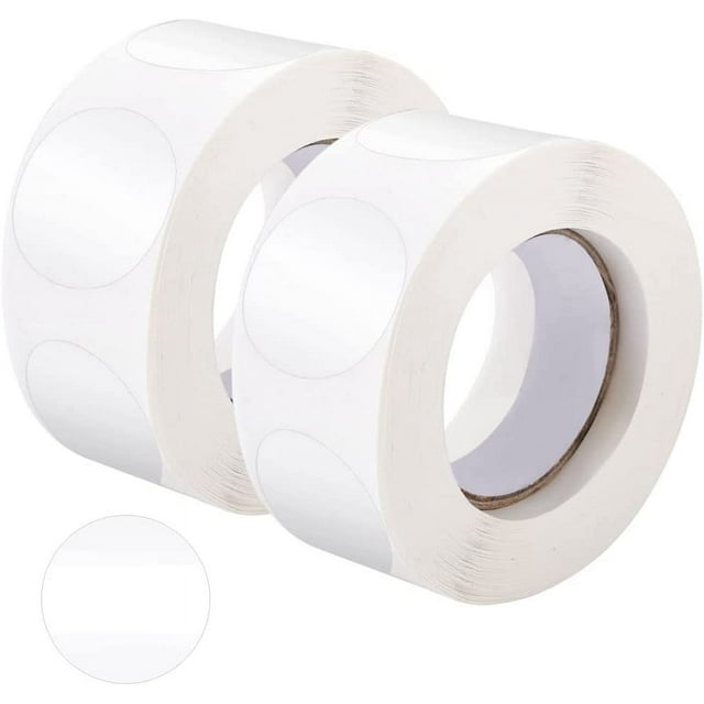 1000 Pcs Clear Circle Stickers, 1.5 inch Round Circle Wafer Seal ...