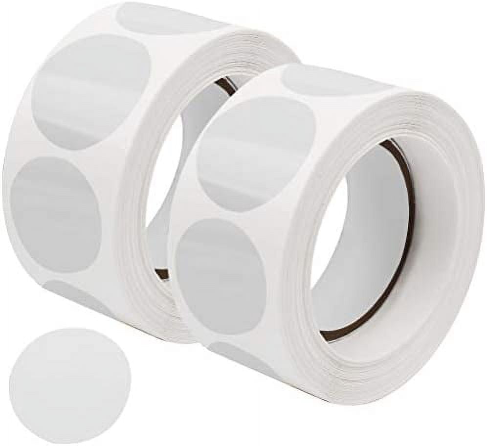 1000 Pcs Clear Retail Package Seals, 1 Inch Round Circle Wafer Seal ...