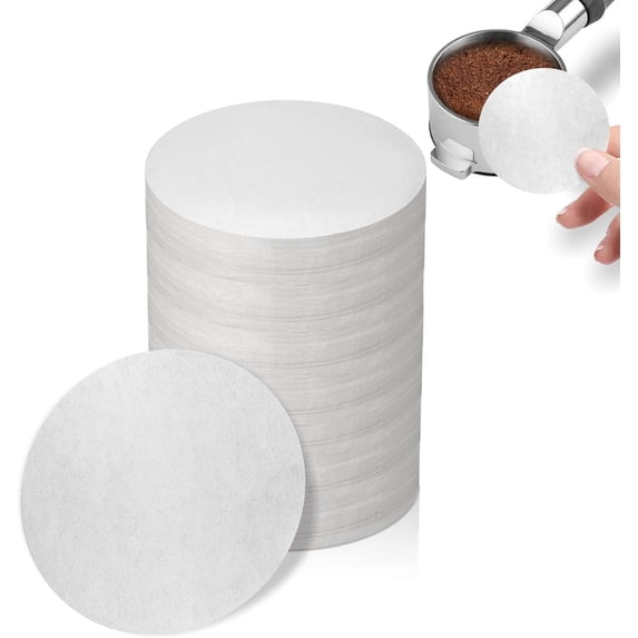 1000 Pcs Coffee Paper Filter for Espresso Coffee Maker, 58 mm ...