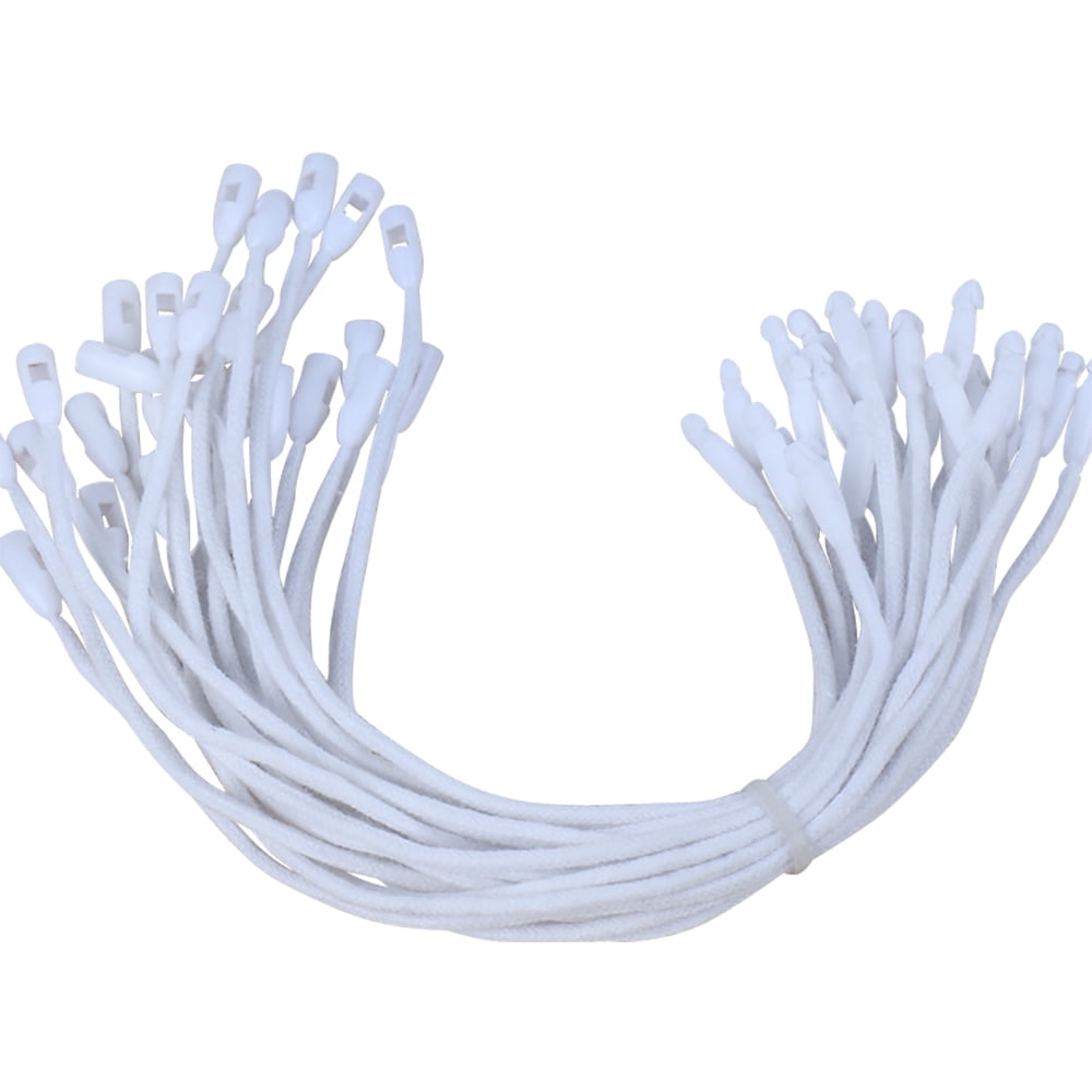 1000 Pcs Cotton Hang Tag String Snap Lock Pin Loop Fastener Hook Ties ...