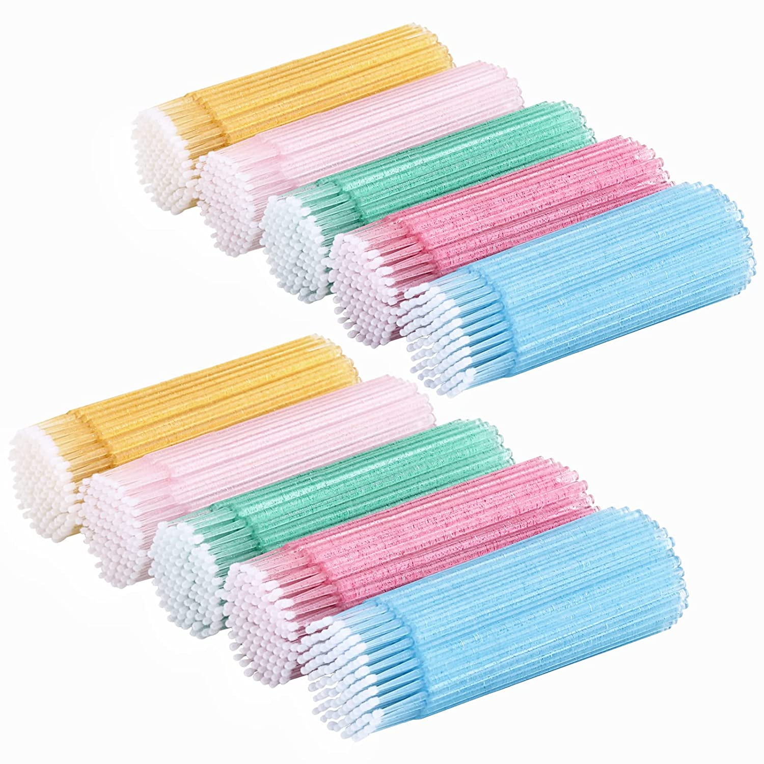 1000 Pcs Crystal Microbrushes Applicators Disposable Microswabs for ...