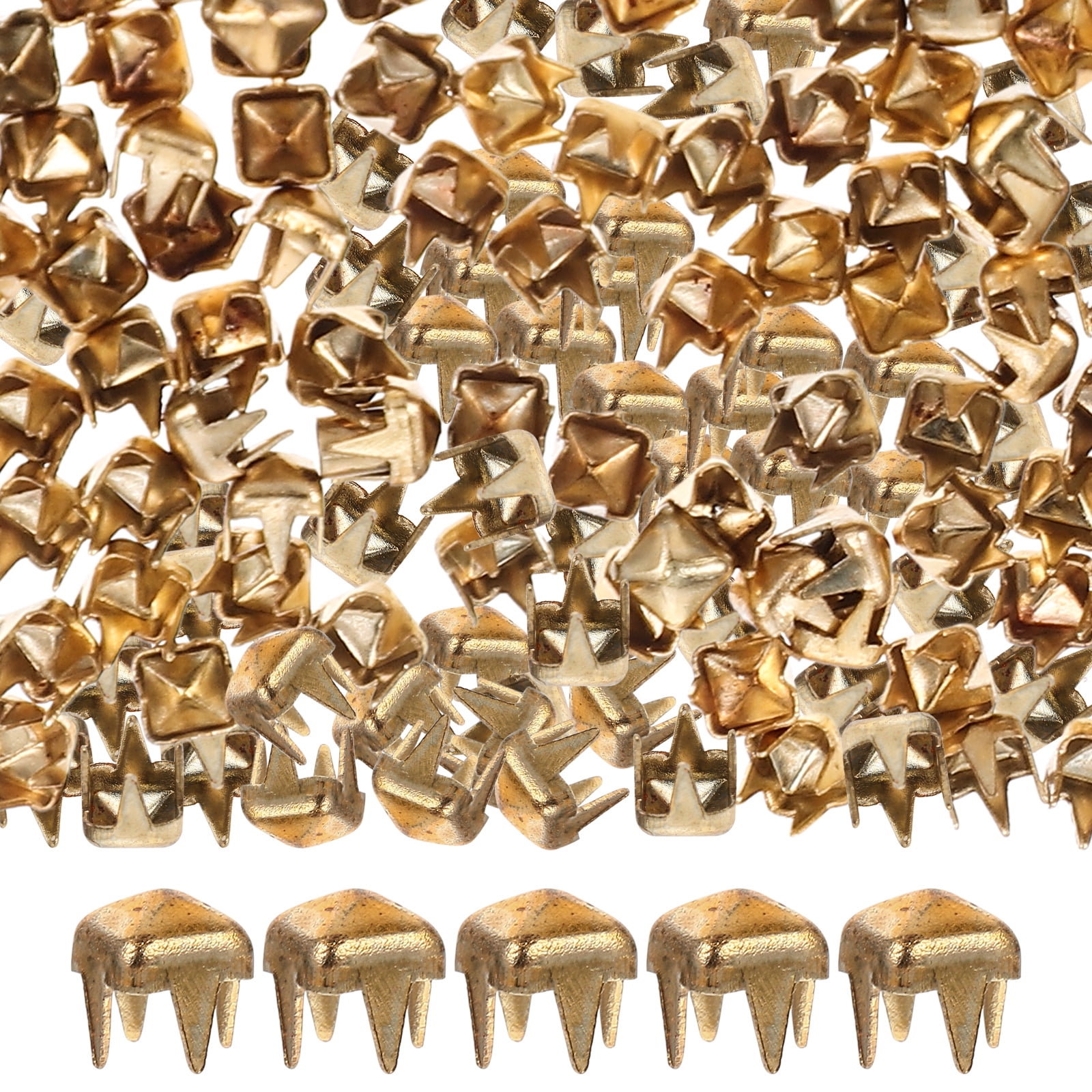1000Pcs Golden Mini Claw Nails for DIY Clothes Hats Shoes with Durable ...