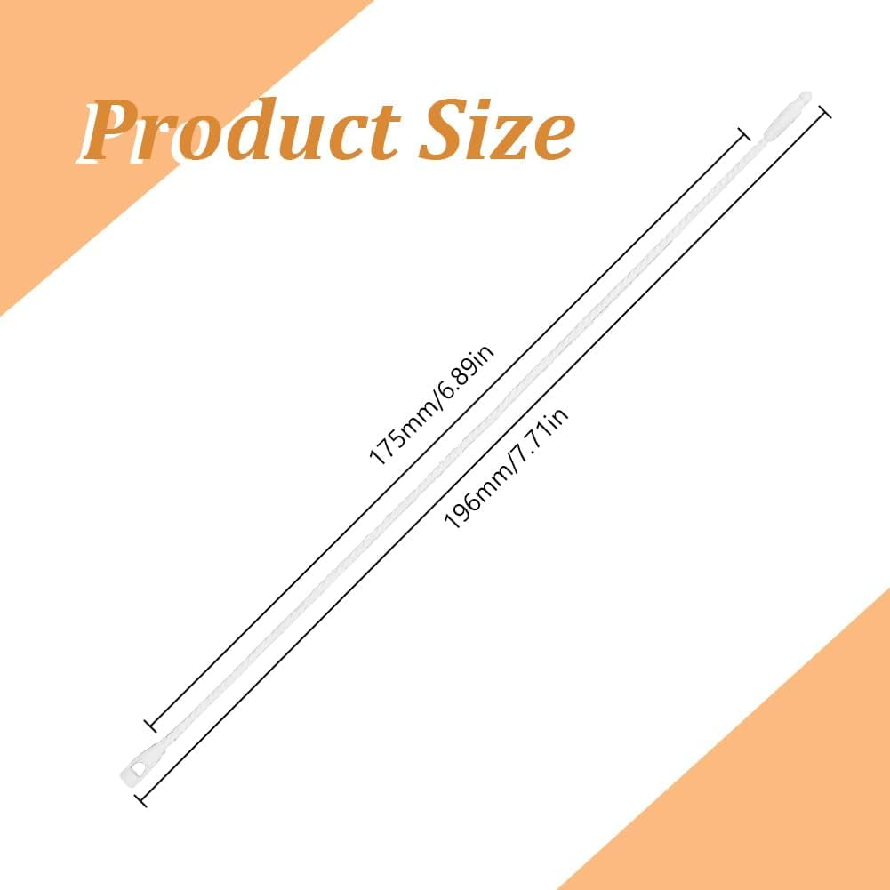 1000 Pcs Hang Tag String Fasteners White Hanging Clothing Tag Rope ...