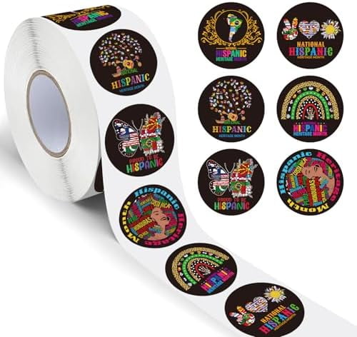 1000 Pcs Hispanic Heritage Month Stickers for Kids National Hispanic ...