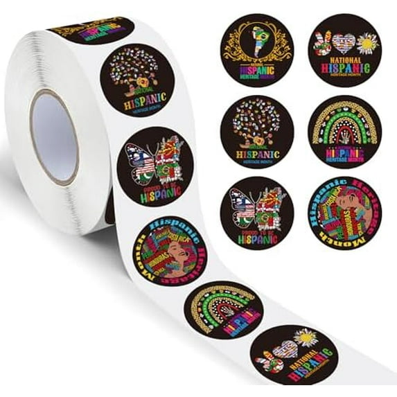 1000 Pcs Hispanic Heritage Month Stickers for Kids National Hispanic ...