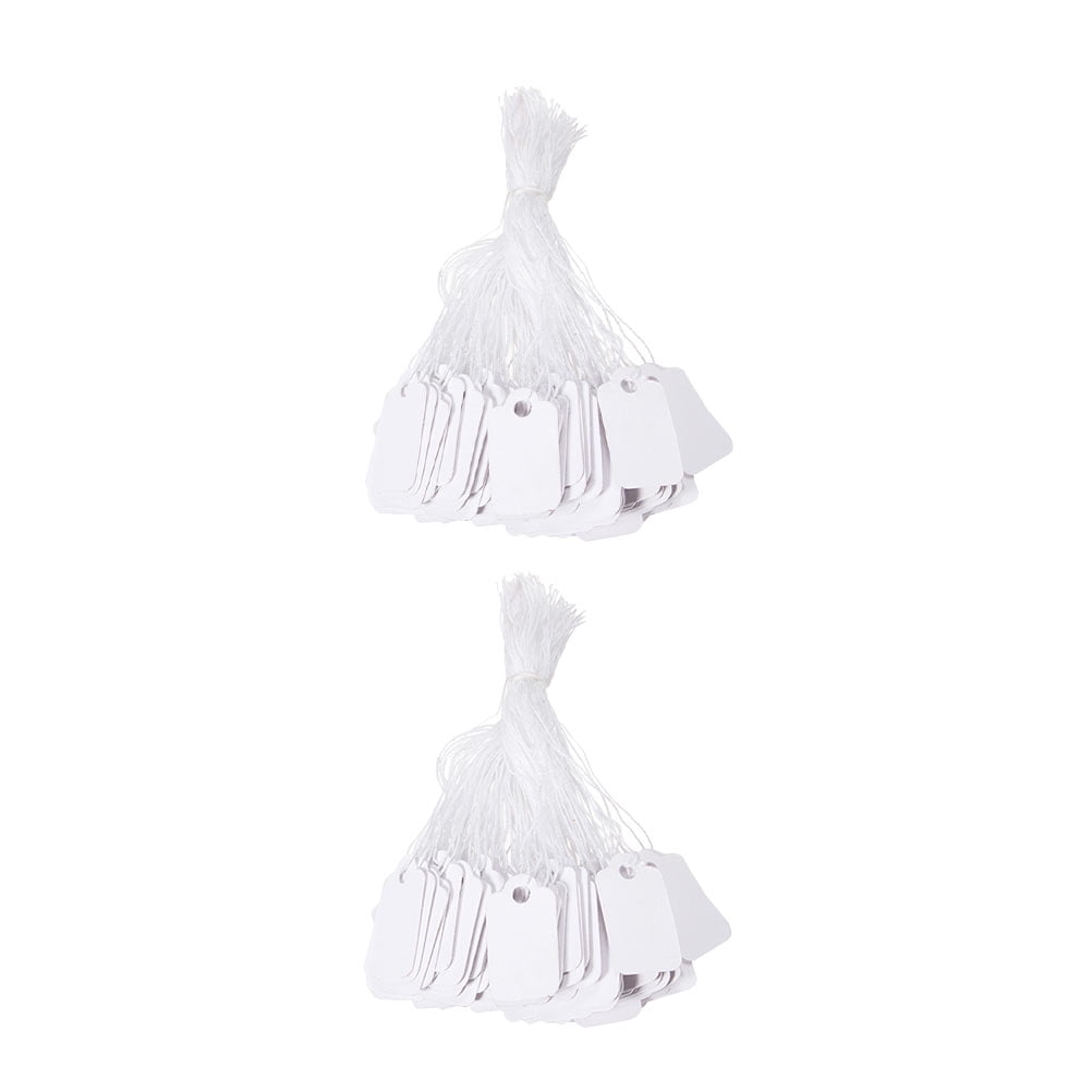 1000 Pcs Label Blank Hang Tag Price Tags Paper Labels - Walmart.com