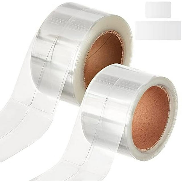 1000 Pcs Label Protector 1×0.6" Clear Label Seals Waterproof Labels ...