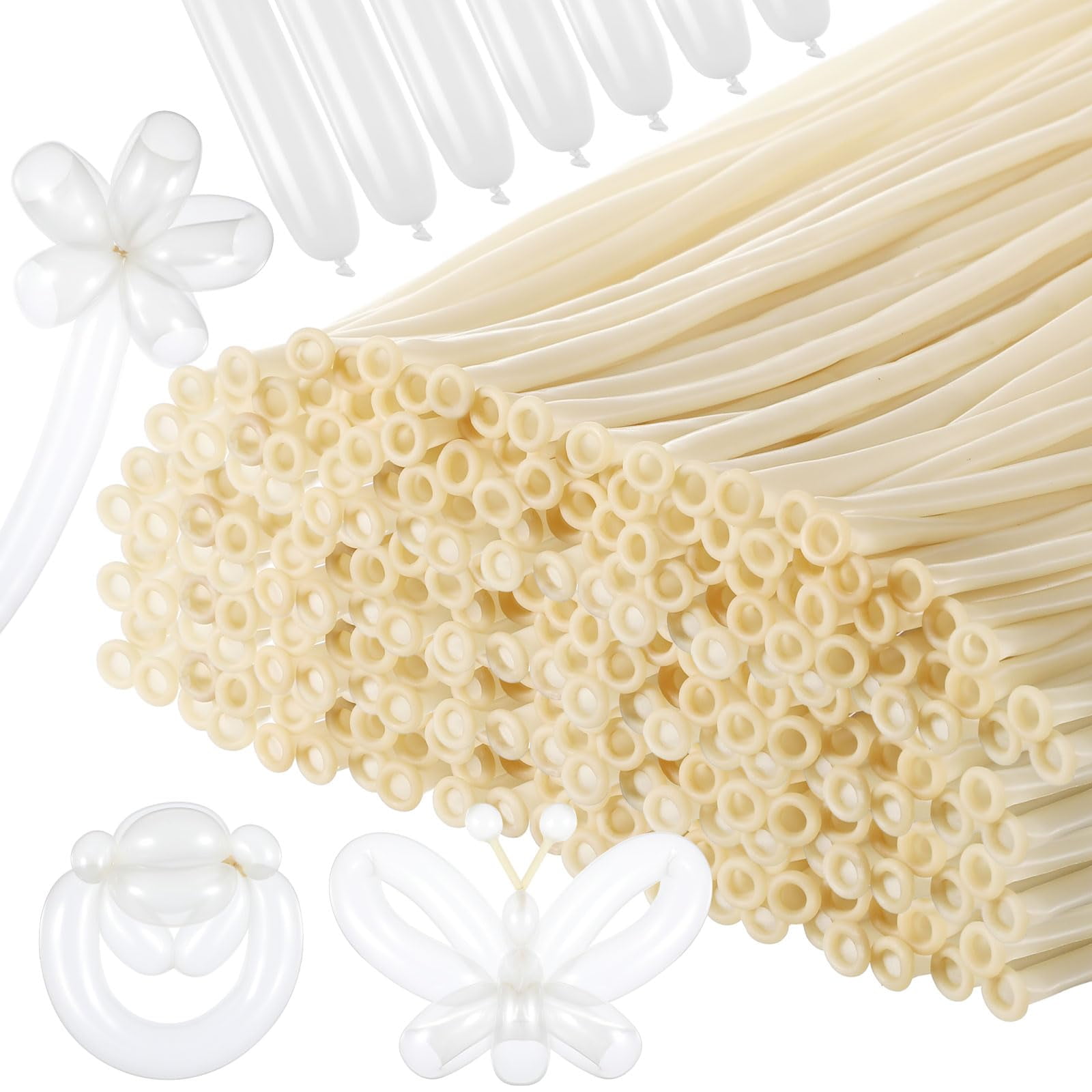 1000 Pcs Long Balloons Bulk 260 Balloons Latex Twisting Balloons ...