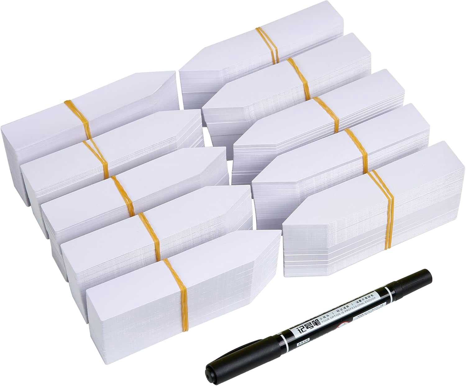 1000 Pcs Plant Tags, 4 Inch Plastic Plant Pot Markers Waterproof Plant ...