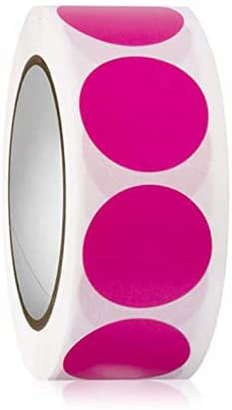 1000 Pcs/Roll Bright Color Dots Stickers Self Adhesive Circle Stickers ...