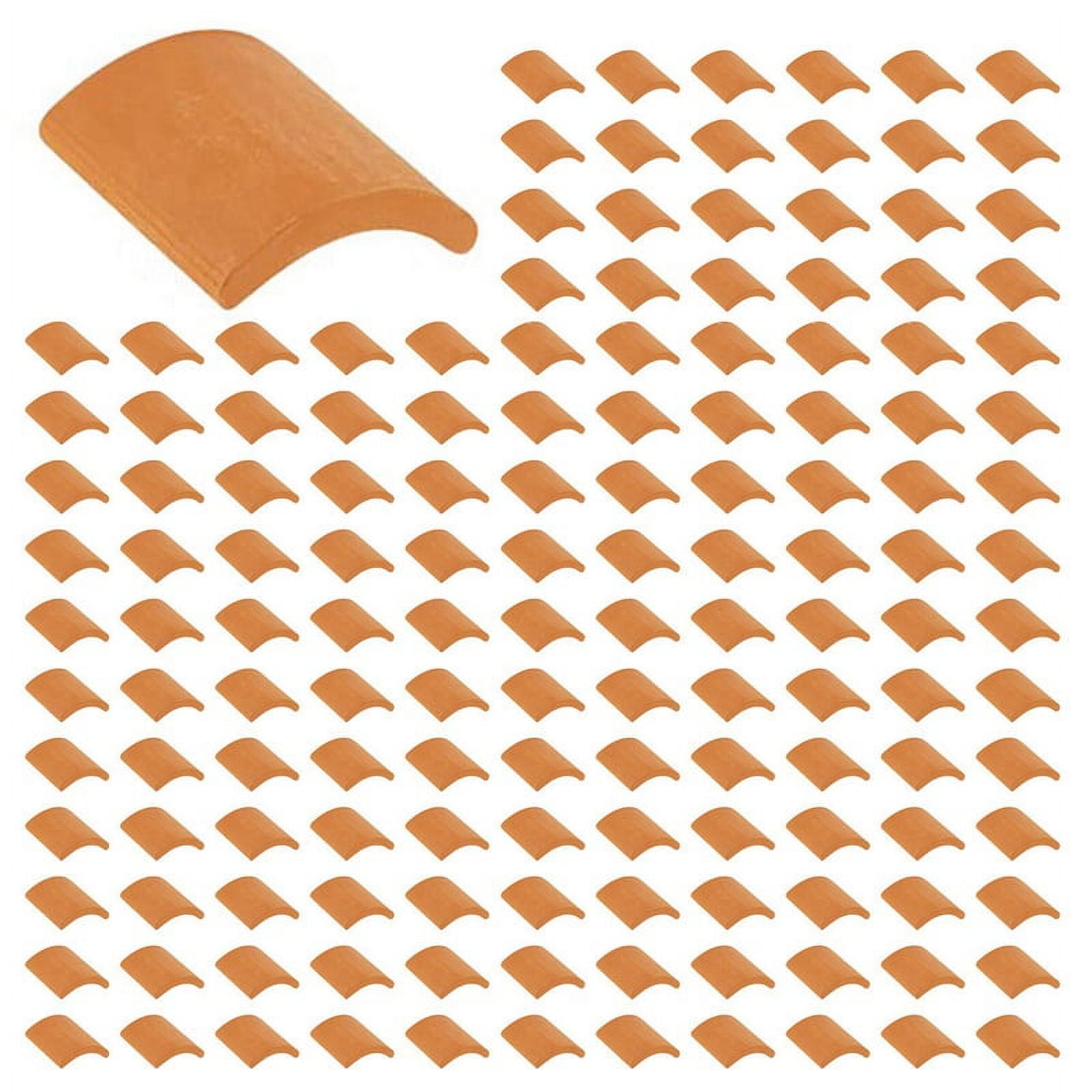 1000 Pcs Roof Tiles Model Building Set Red Miniature Tiles for DIY ...