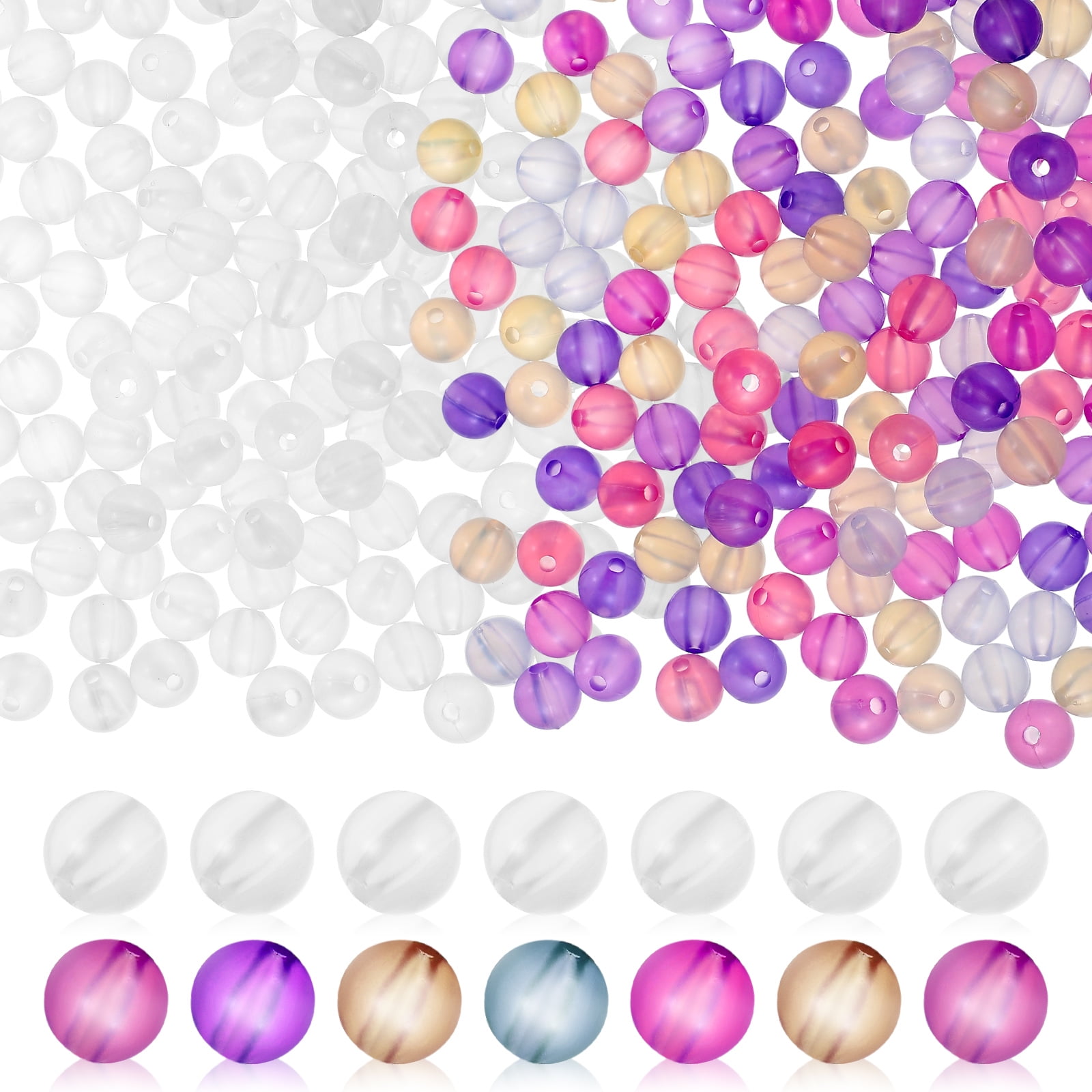 1000 Pcs Round UV Beads Light Nail Lamp Letter Alphabet Child - Walmart.com