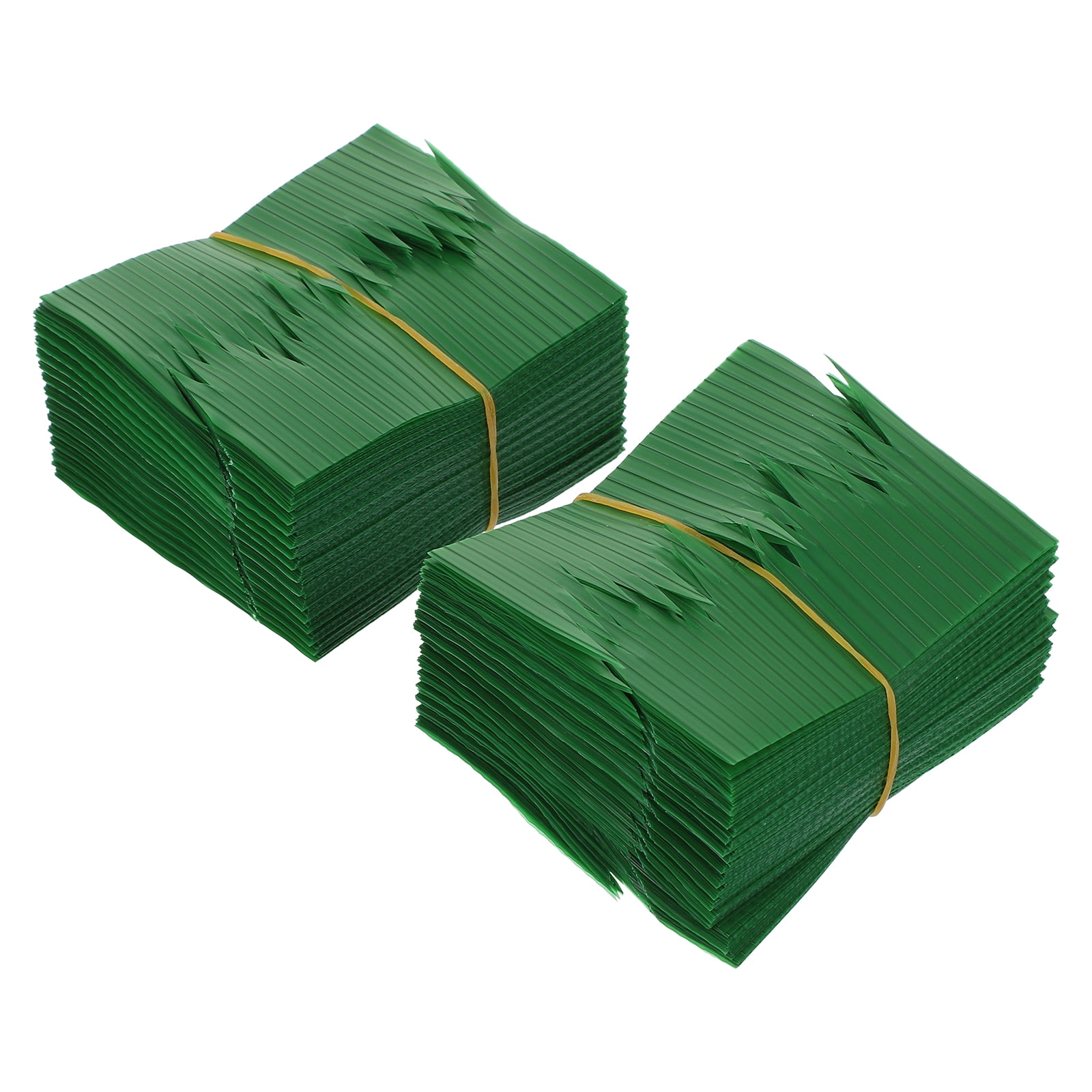 Worgeous Sushi Decorative Leaves Realistic Resin Green Grass for Dish ...